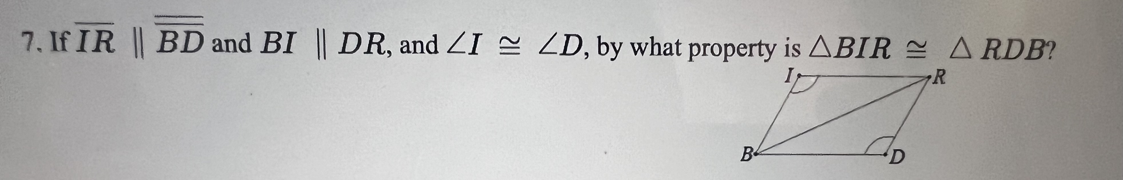 Solved If |)/(b| ﻿and BI||DR, ﻿and ??I~??D=, ﻿by what | Chegg.com