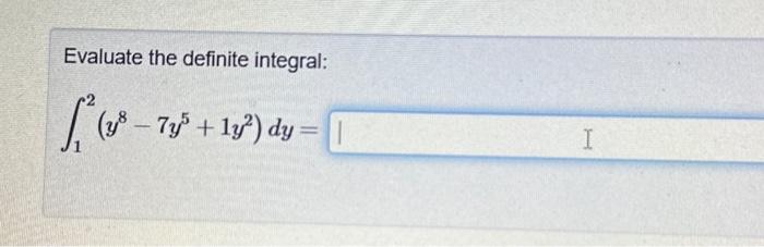 Solved Evaluate the definite integral: | Chegg.com