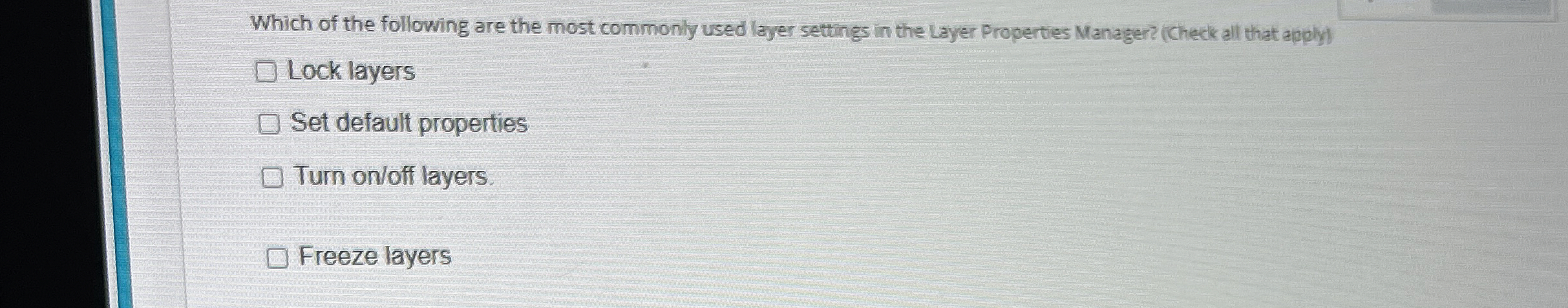 Solved Which of the following are the most commonly used | Chegg.com