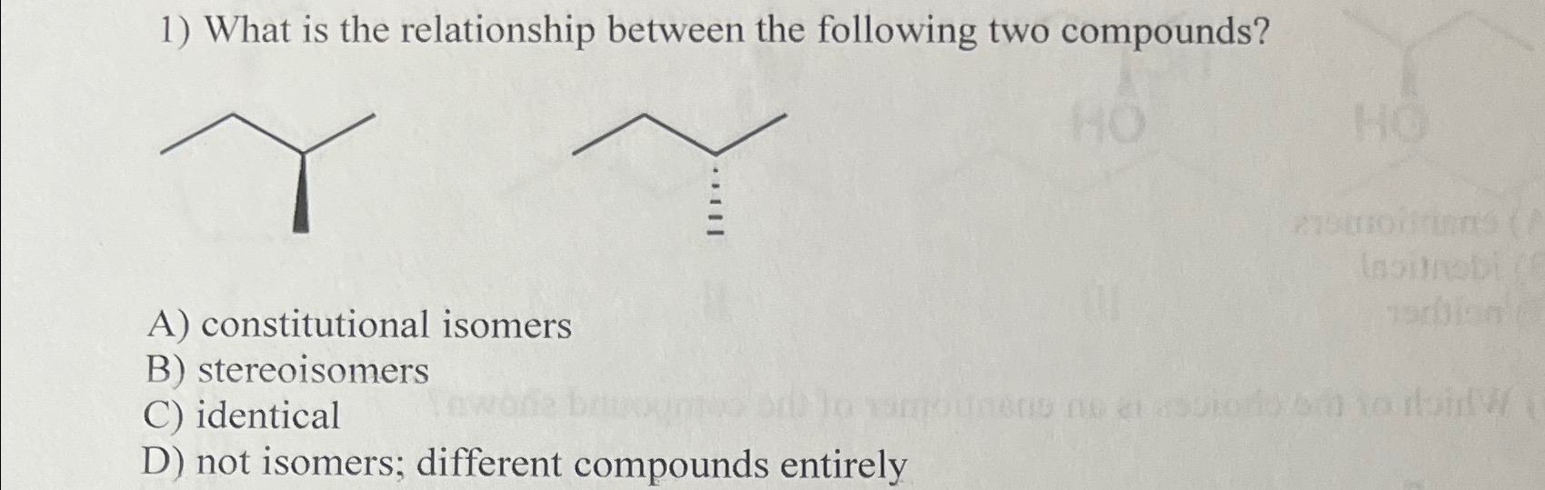 Solved What is the relationship between the following two | Chegg.com
