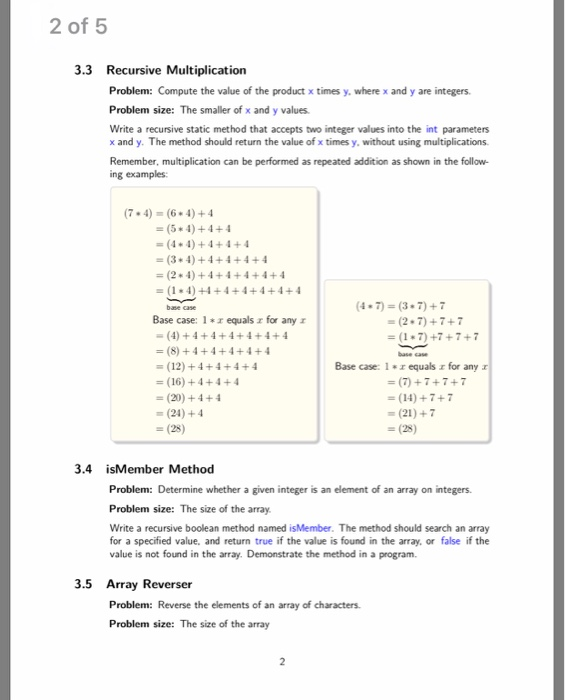 Solved 1 Objectives 1. Practice recursion 2. Use helper | Chegg.com