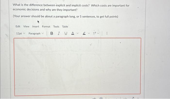 Solved What is the difference between explicit and implicit | Chegg.com