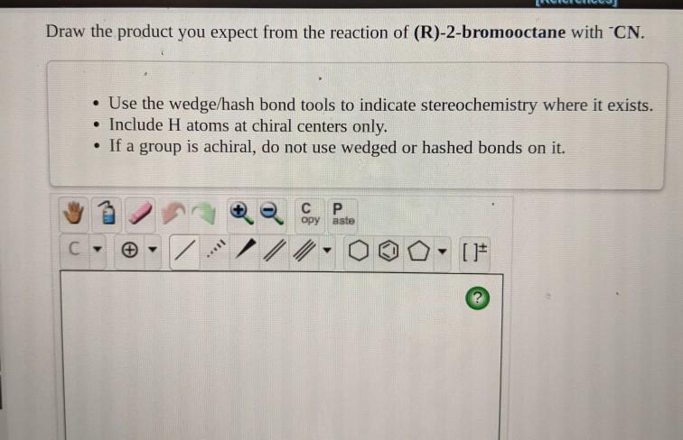 Solved draw the product you expect from the reaction of | Chegg.com