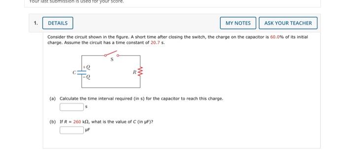 Solved Consider the circuit shown in the figure. A short | Chegg.com