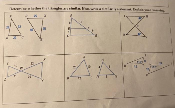 Solved The ratios of the measures of three angles of a | Chegg.com