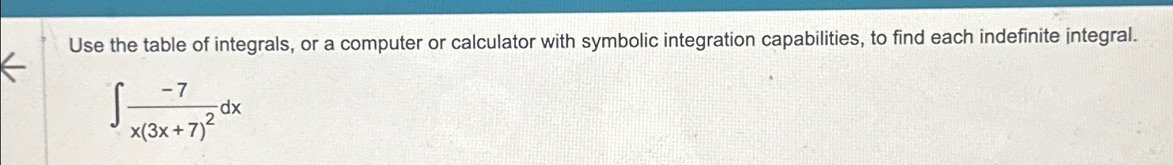 Solved Use the table of integrals, or a computer or | Chegg.com