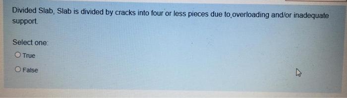 Solved Divided Slab, Slab is divided by cracks into four or | Chegg.com