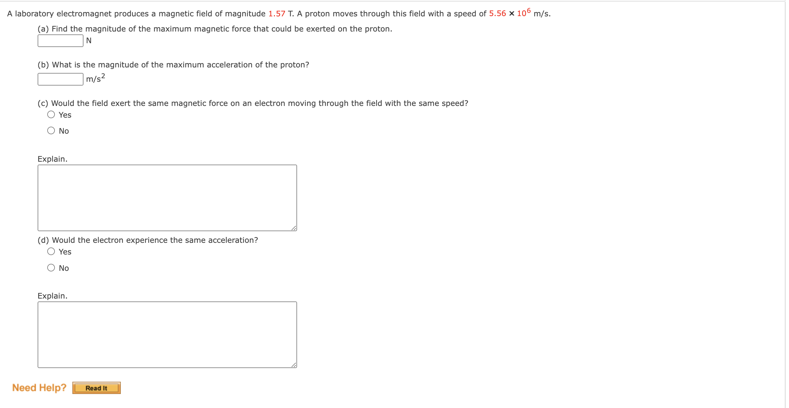 Solved A laboratory electromagnet produces a magnetic field | Chegg.com