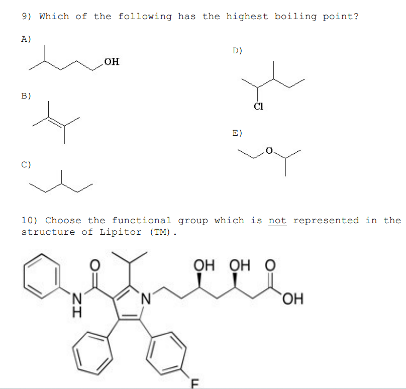 Solved Which of the following has the highest boiling | Chegg.com