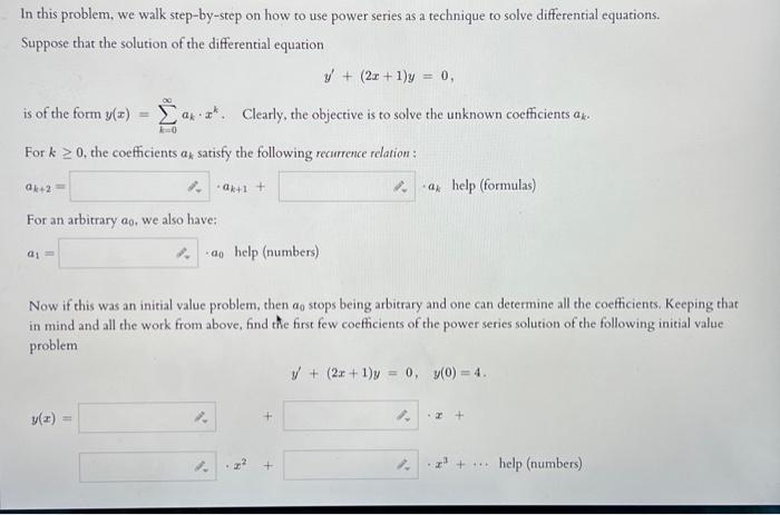 Solved In this problem, we walk step-by-step on how to use | Chegg.com