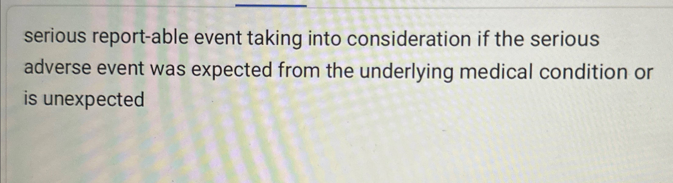 Solved serious reportable event taking into consideration if | Chegg.com