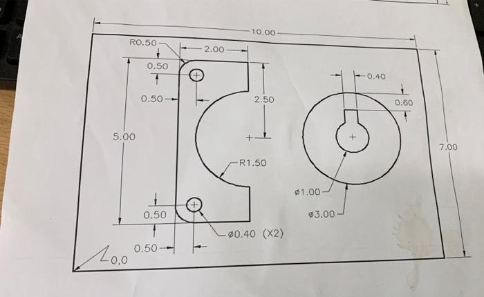 Drawing in AutoCAD. Computer Graphics, Civil | Chegg.com