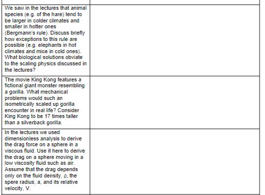 Solved Mathemathical Modeling in the topic of Scaling and | Chegg.com
