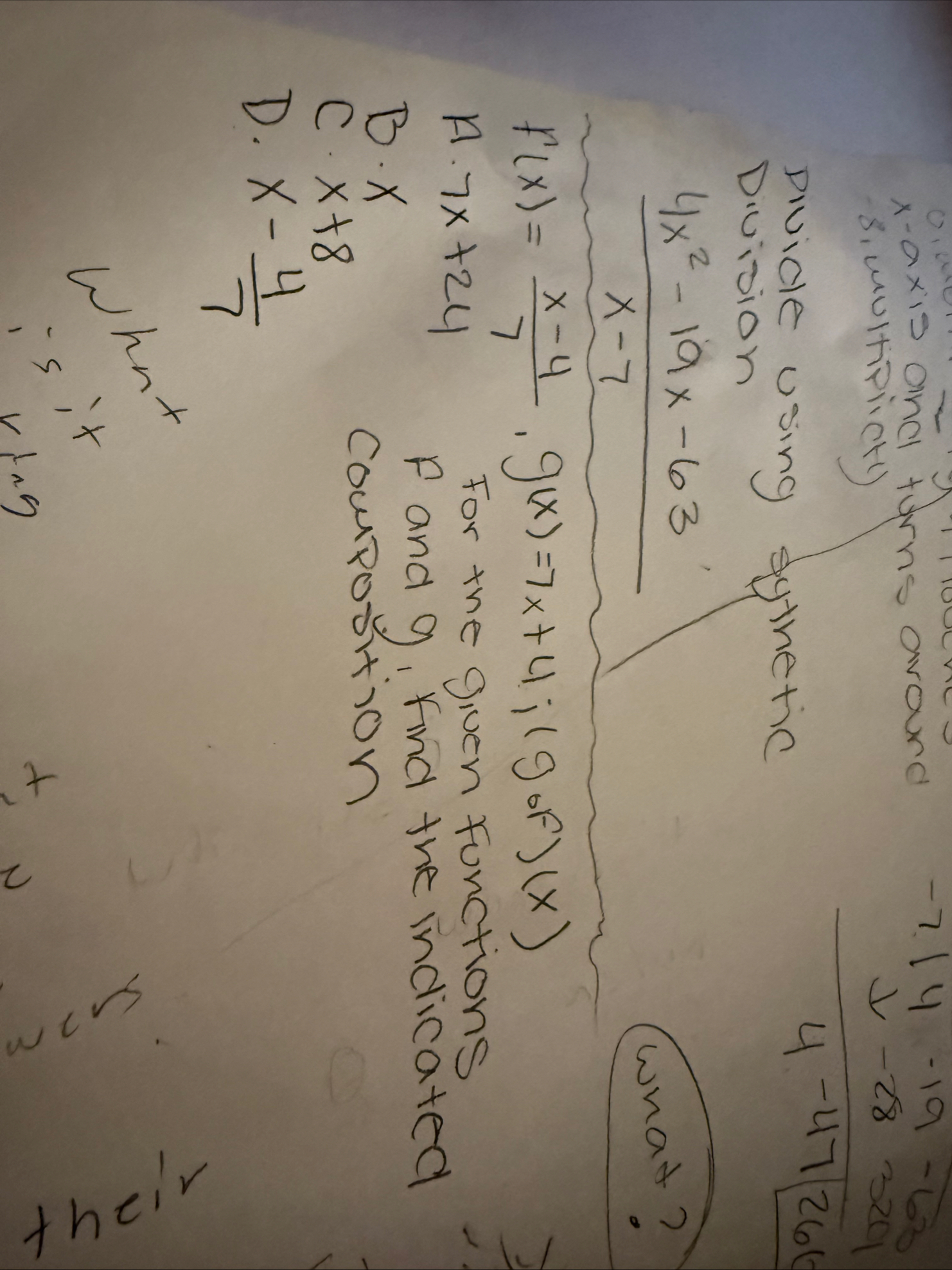 Solved x-axis and turns around simultiplictyDivide using | Chegg.com