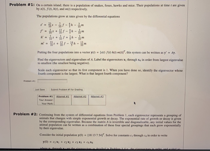 Solved Problem #1: On a certain island, there is a | Chegg.com