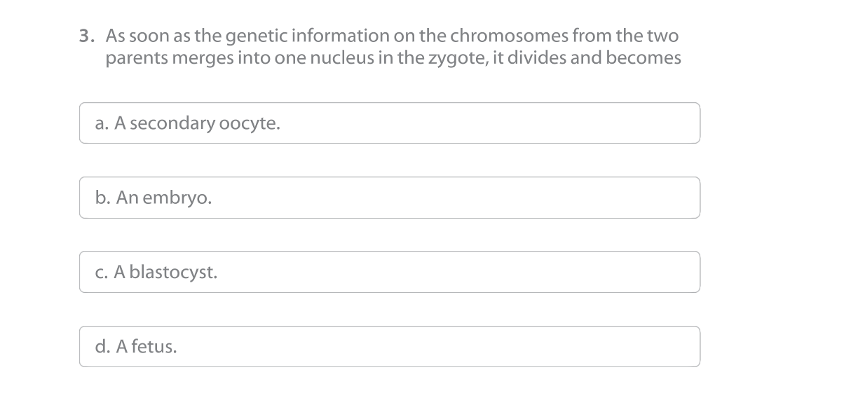 Solved As soon as the genetic information on the chromosomes | Chegg.com