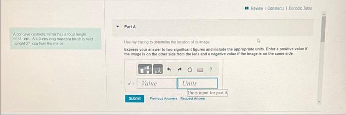 Solved whats the location of the image?whats the height of | Chegg.com