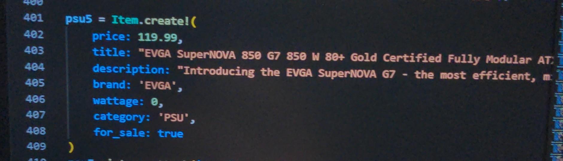 Solved Ruby on Rails question. Im making a little e-commerce | Chegg.com