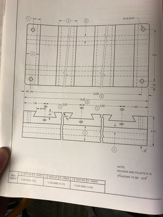 Solved QUESTIONS: 1. What is the drawing scale? 1:2 2. How | Chegg.com