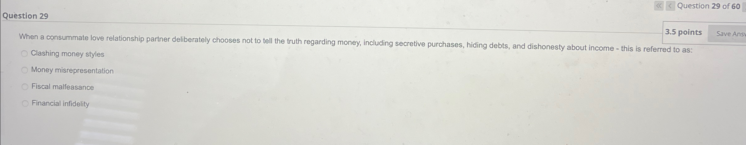 Solved Question 29Question 29 ﻿of 603.5 ﻿pointsWhen a | Chegg.com