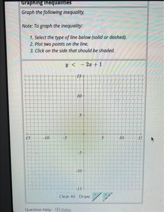 Solved Graph the following inequality. Note: To graph the | Chegg.com