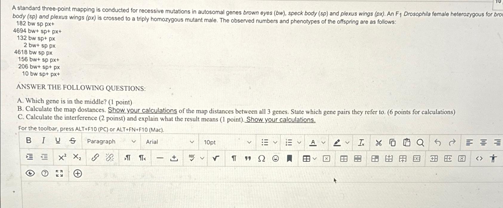 Solved A standard three-point mapping is conducted for | Chegg.com