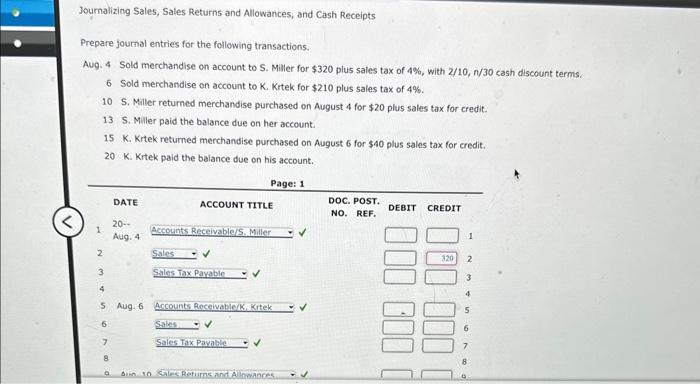 Solved Journalizing Sales, Sales Returns and Allowances, and | Chegg.com Solved Journalizing Sales, Sales Returns and Allowances, and | Chegg.com