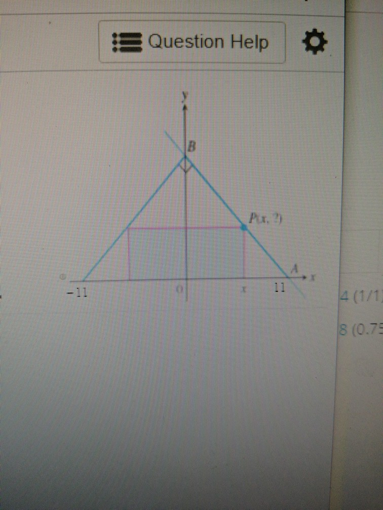 Solved The given figure shows a rectangle inscribed in an | Chegg.com