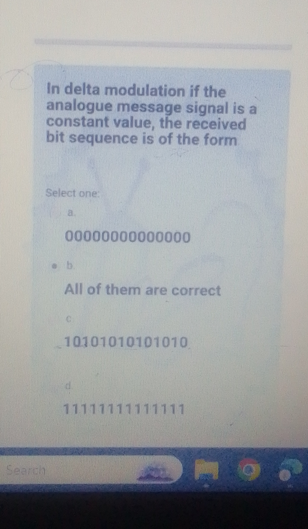 Solved In delta modulation if the analogue message signal is | Chegg.com