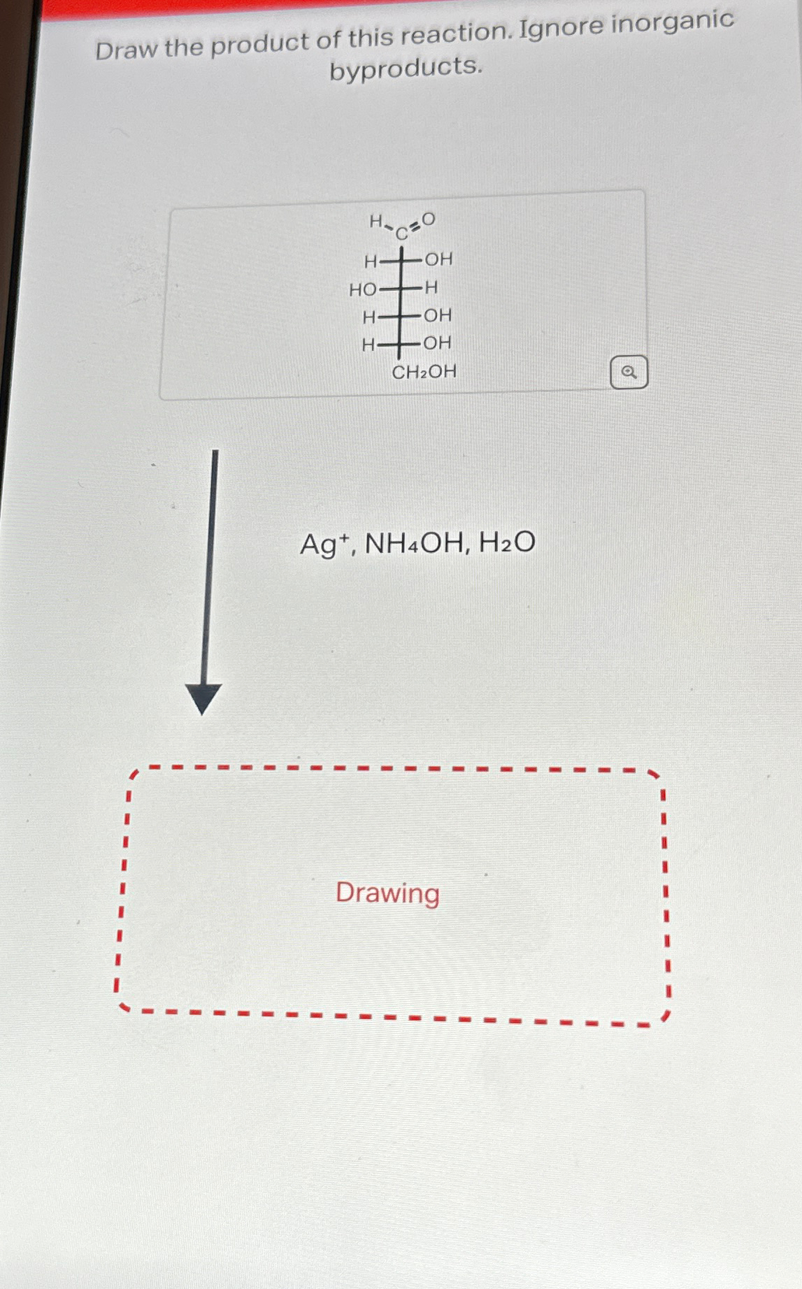 Solved Draw the product of this reaction. Ignore inorganic | Chegg.com