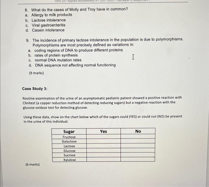 Solved i have biochemistry assignment i want slove all this | Chegg.com