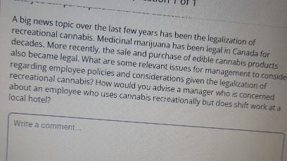 Solved A big news topic over the last few years has been the | Chegg.com