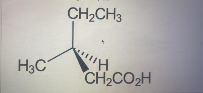 Solved CH2CH3 H3C Н CH2CO2H | Chegg.com