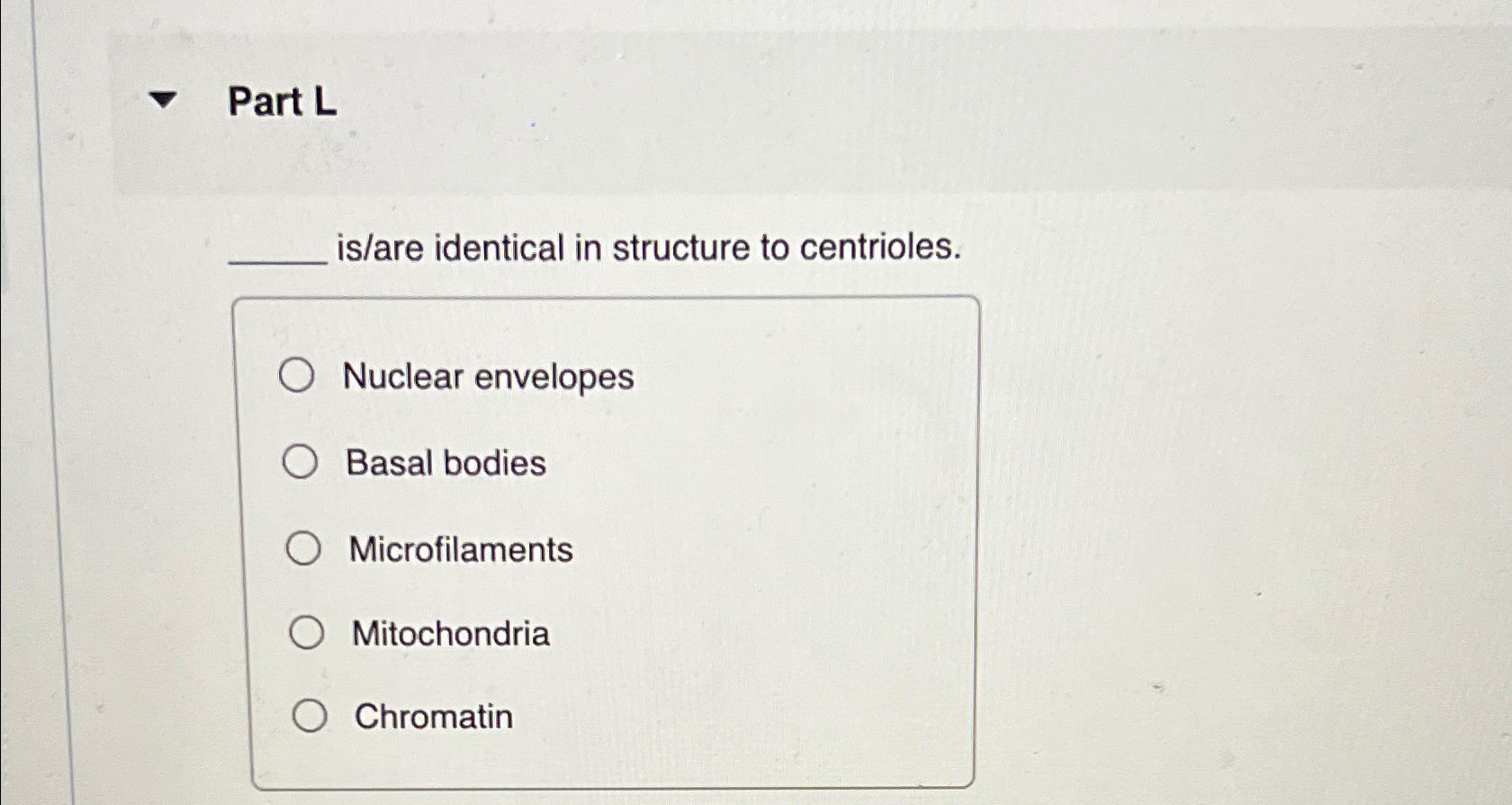 Solved Part Lis/are identical in structure to | Chegg.com