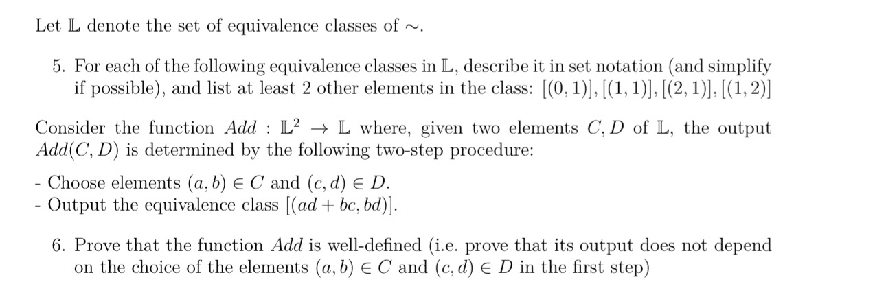 Solved Prove that the function Mult is well-defined and that | Chegg.com
