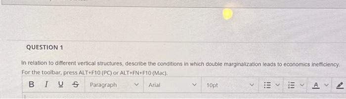 Solved QUESTION 1 In relation to different vertical | Chegg.com