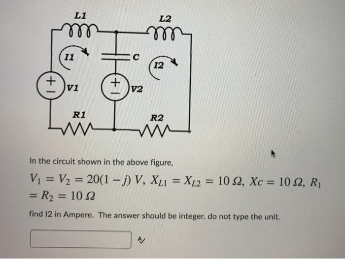 Solved L1 L2 m 11 12 + + V1 V2 R1 R2 In the circuit shown in | Chegg.com