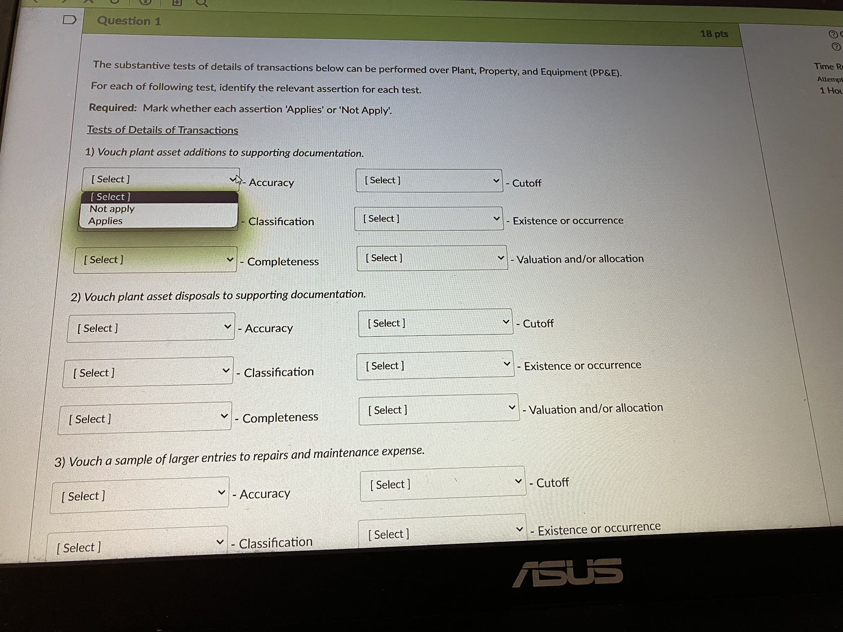 Solved The substantive tests of details of transactions | Chegg.com
