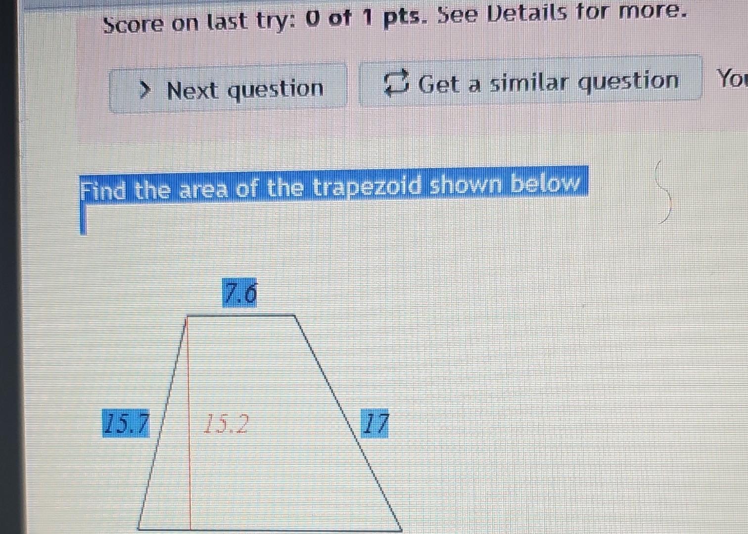 Solved Score on last try: 0 of 1 pts. See Details for | Chegg.com
