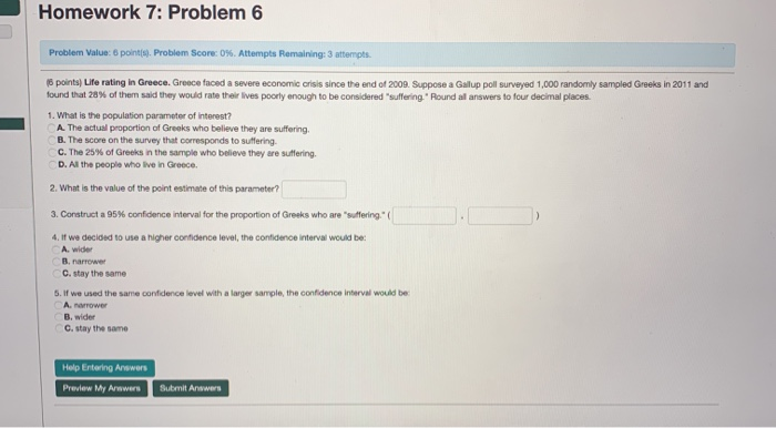 Solved Homework 7 Problem 6 Problem Value 6 Points