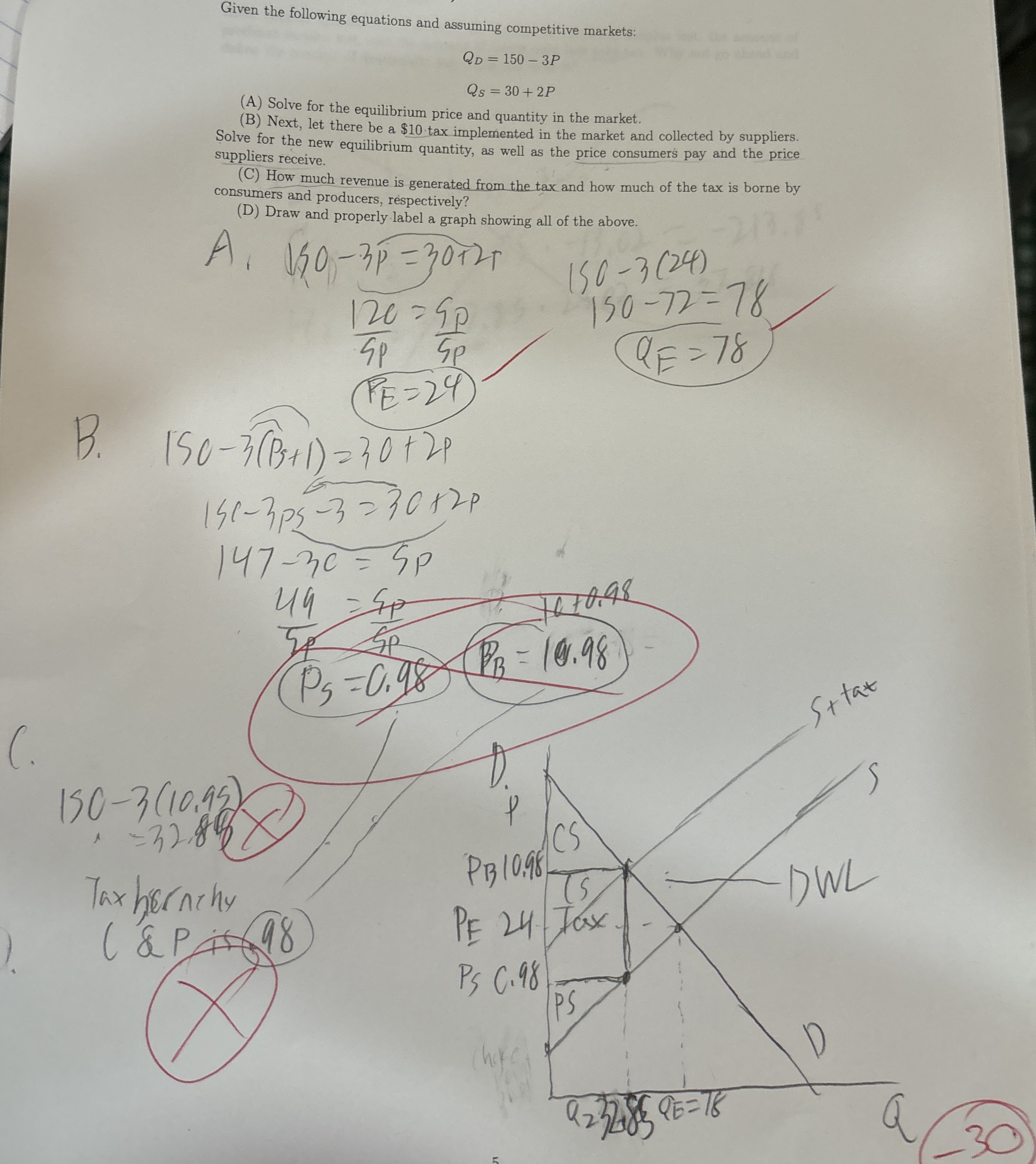 Solved I need to know why I got part B and C Wrong. See the | Chegg.com
