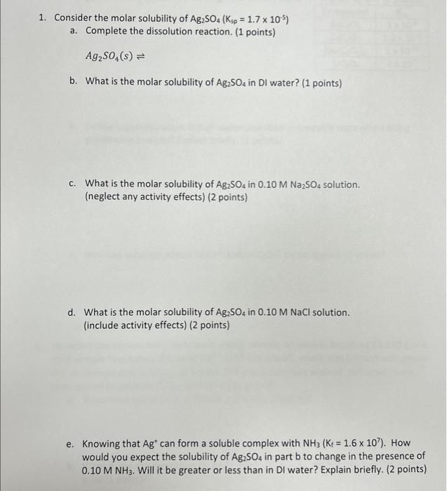 Solved given the following table, answer all parts of the | Chegg.com