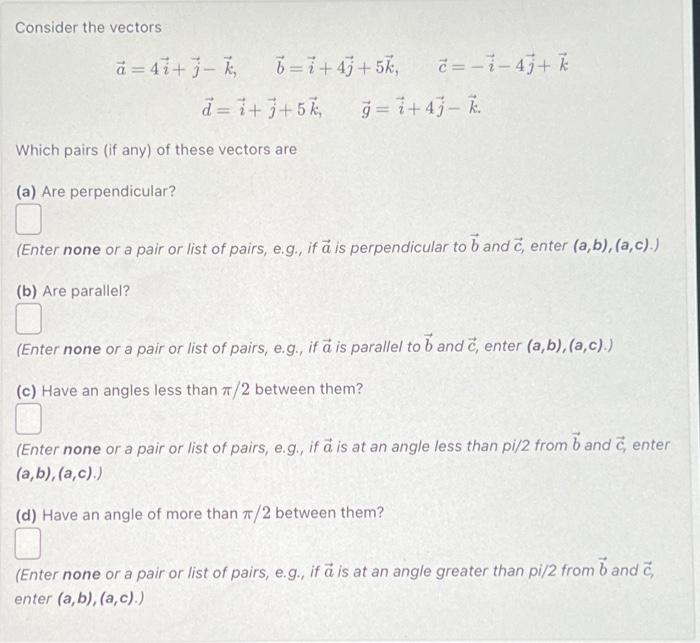 Solved Let a,b,c and y be the three dimensional vectors | Chegg.com