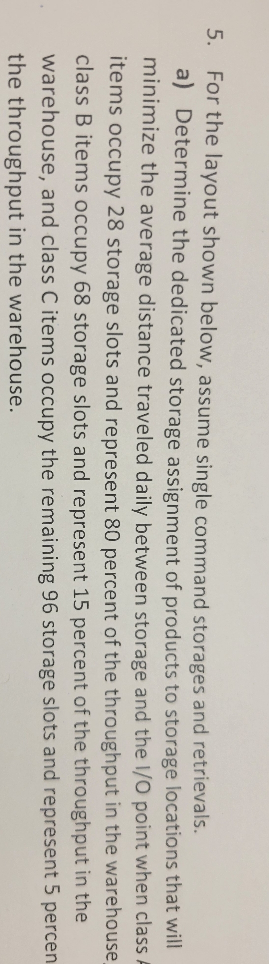 Solved For the layout shown below, assume single command | Chegg.com