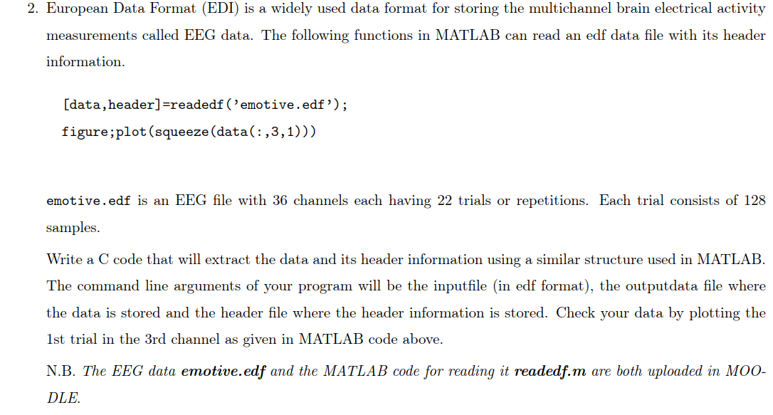 Solved European Data Format (EDI) ﻿is a widely used data | Chegg.com