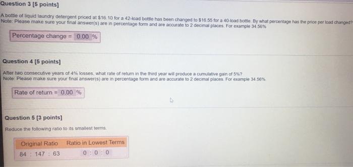Solved Question 3 (5 points] A bottle of liquid laundry | Chegg.com
