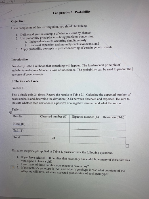 Solved Lab practice 2. Probability Objective: Upon | Chegg.com