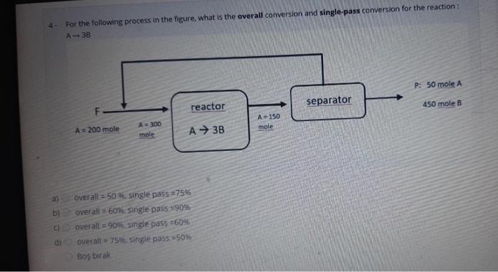 Solved For the following process in the figure, what is the | Chegg.com