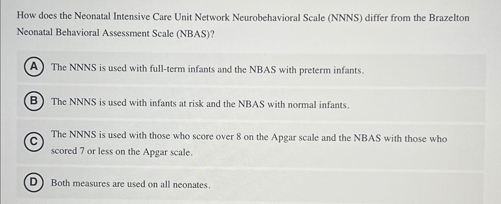 Solved How does the Neonatal Intensive Care Unit Network | Chegg.com
