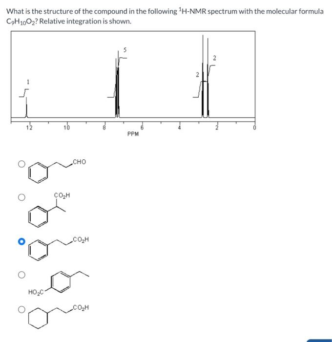Solved What is the structure of the compound in the | Chegg.com